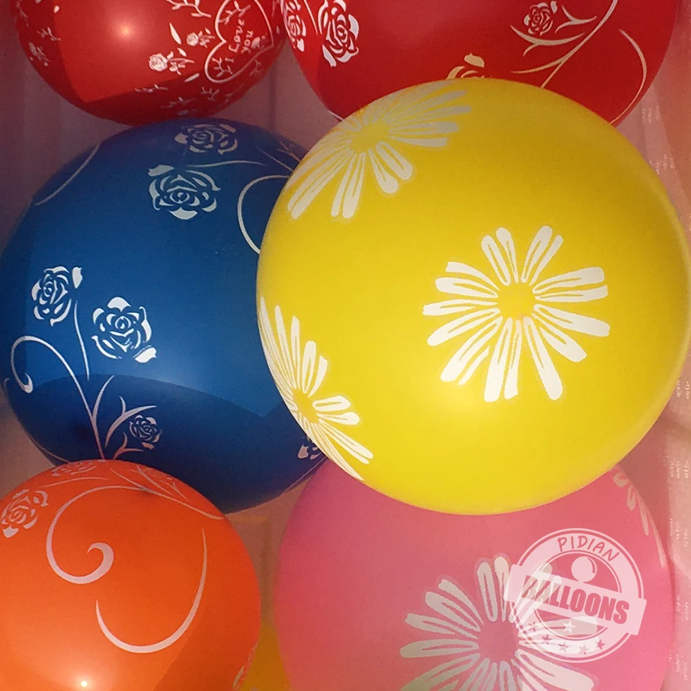 10/20/50pcs 12inch Printed Design Balloon Personalized Theme Party ...