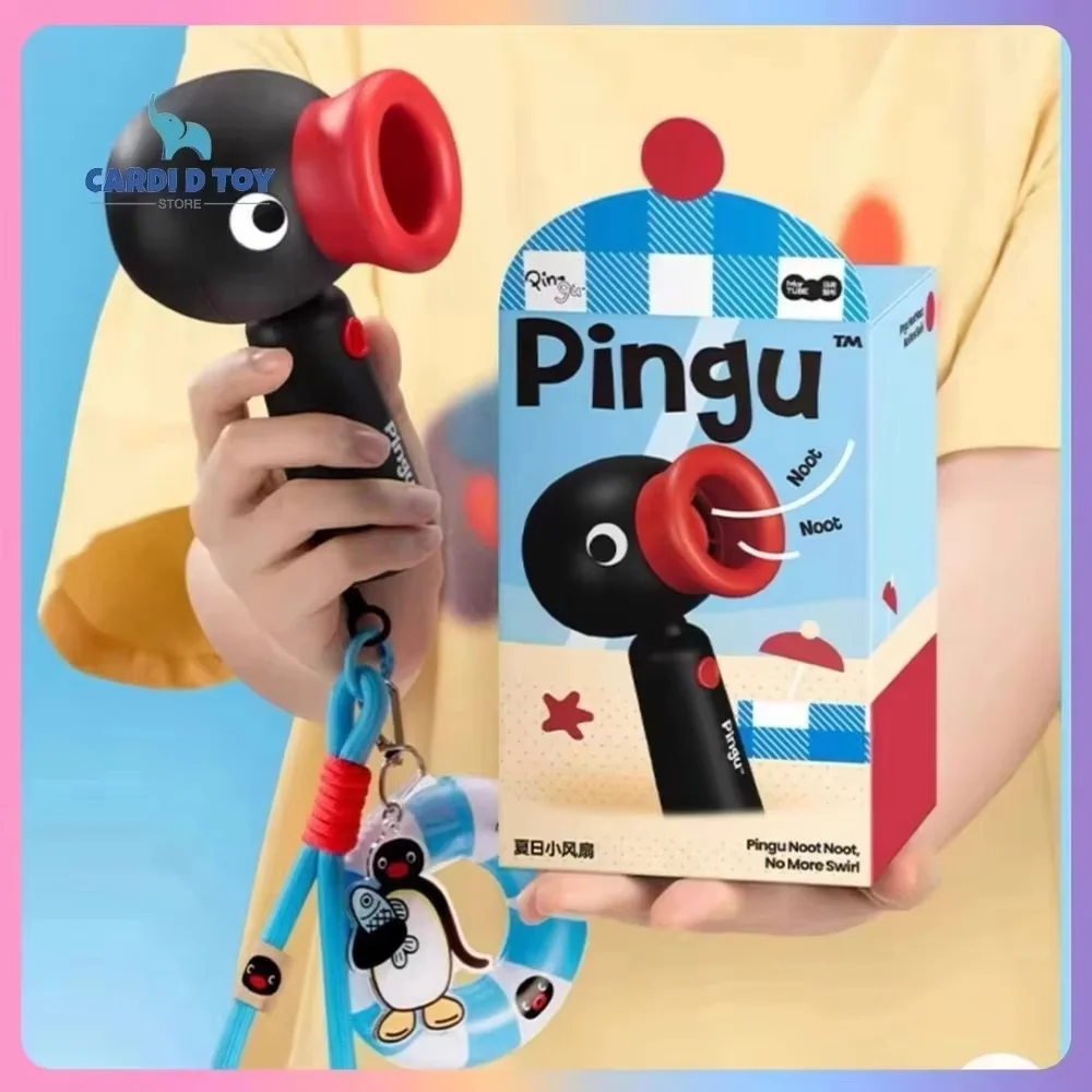 New Genuine Pingu Fan Rechargeable Fan Pingu Summer Mini Fan Portable ...