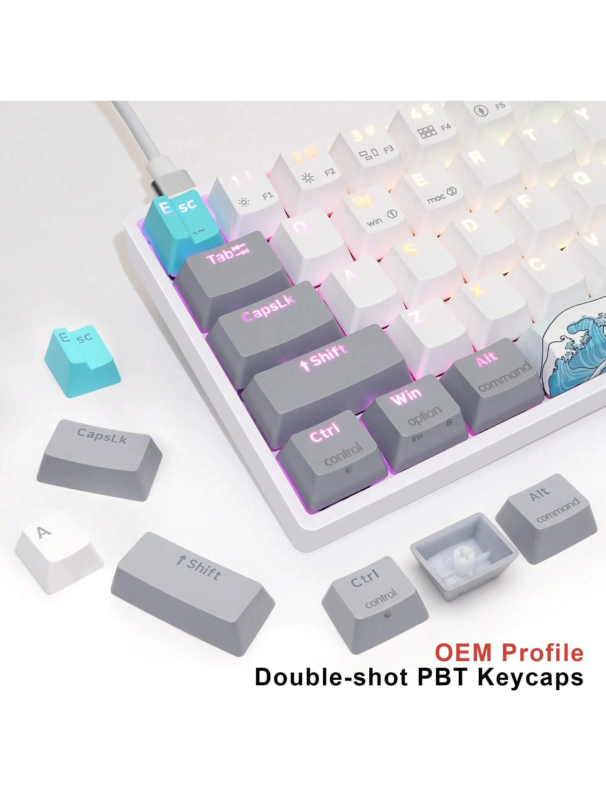 SKYLOONG SK61 V2 Hot-Swap 60% RGB Mechanical Keyboard