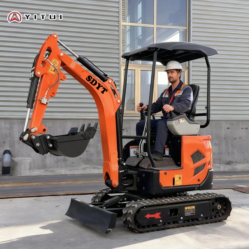 Hot Mini Excavator 2.2 Tons Customized 1 Ton Mini Excavator Crawler ...