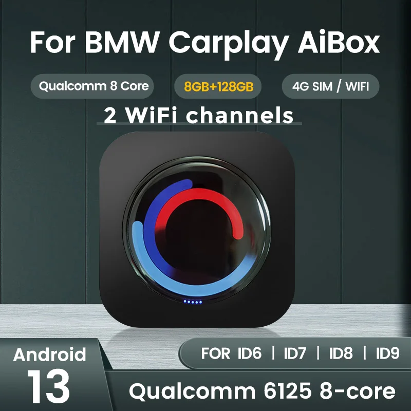 2024-Wireless-Car-play-Mini-AI-BOX-Android-13-8Core-8-128G-Qualcomm ...