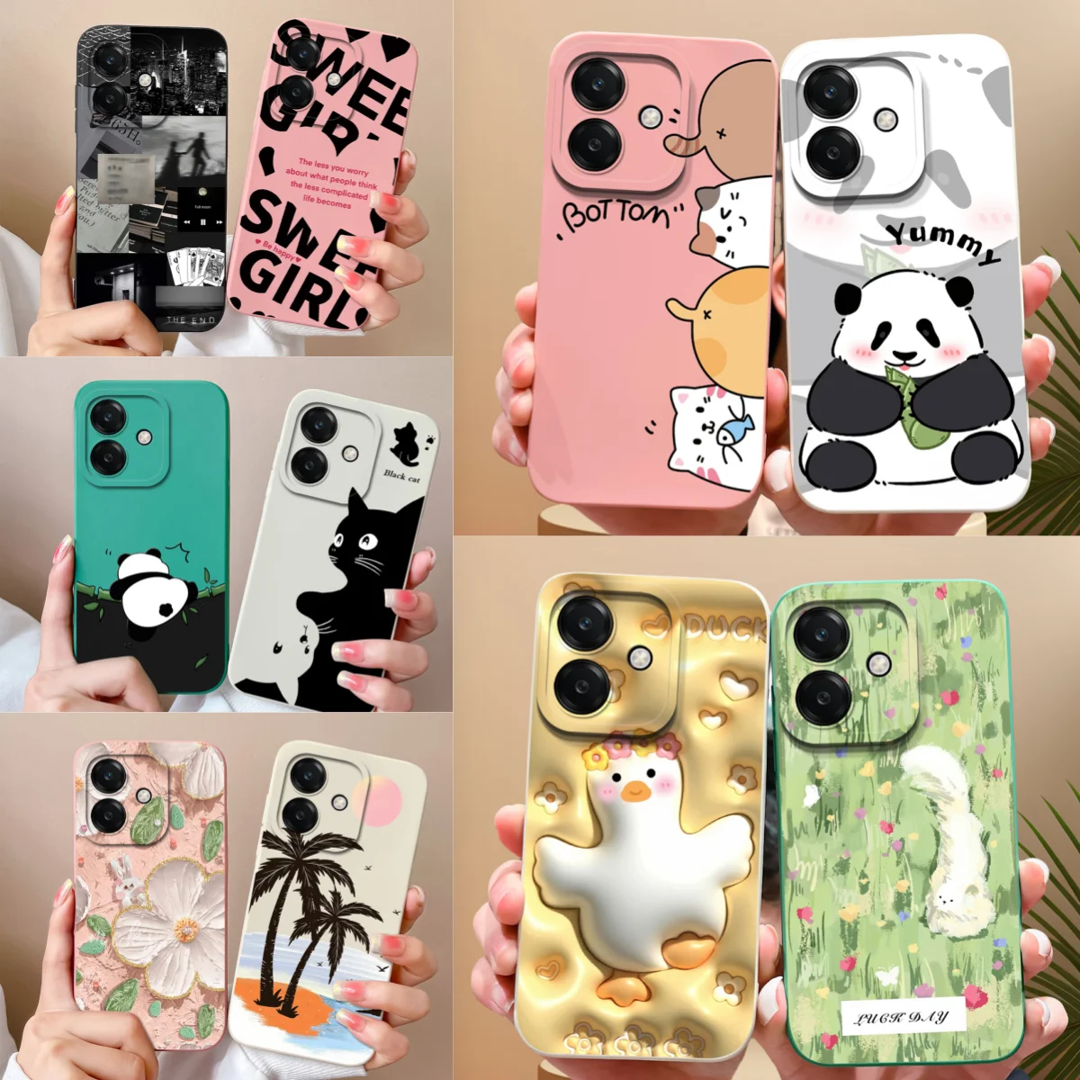 For Oppo A3 Pro A3X A40 A80 Phone Case Creative Full Protection Back ...