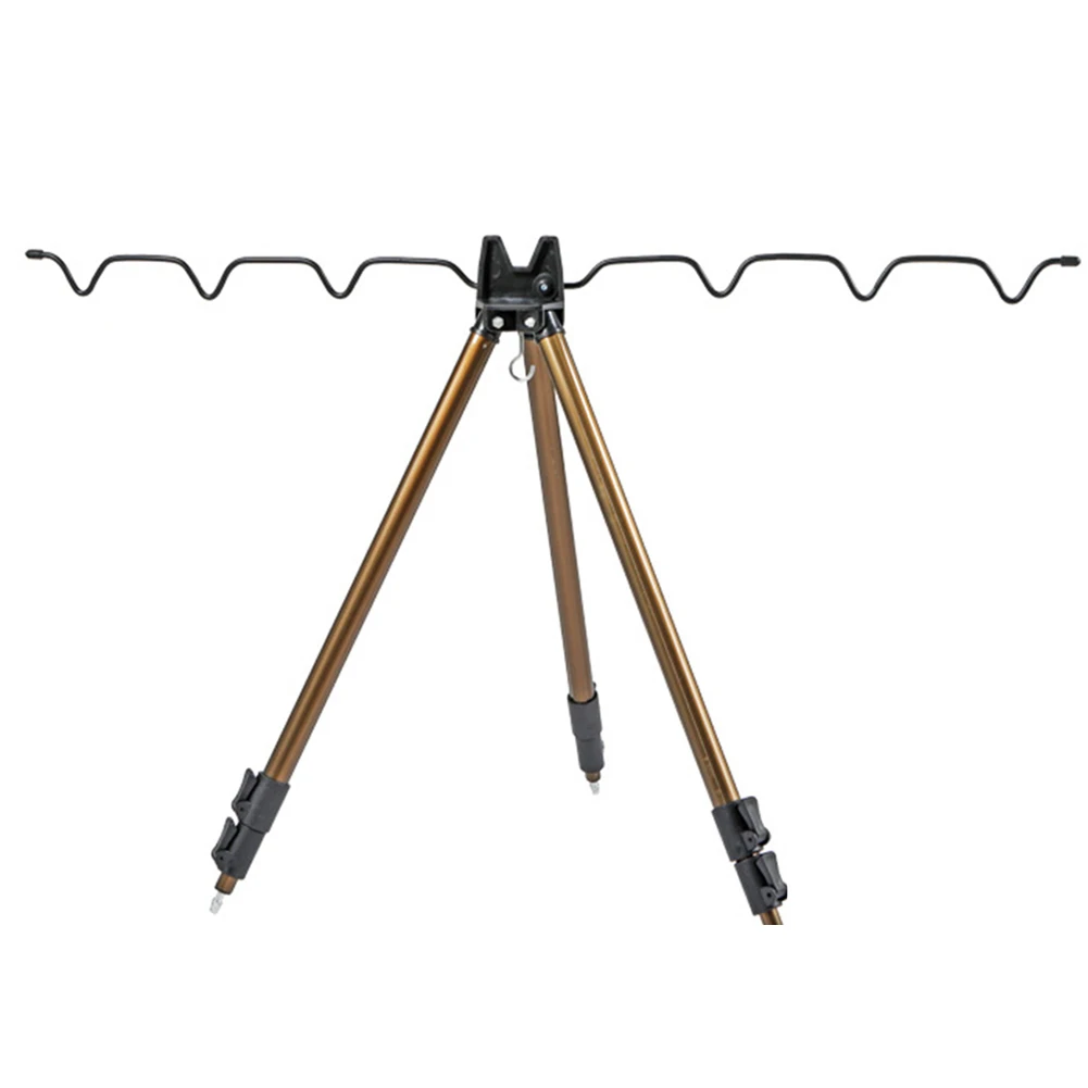 Fishing-Rod-Holder-Tripod-Stainless-Steel-Stand-Support-Adjustment ...