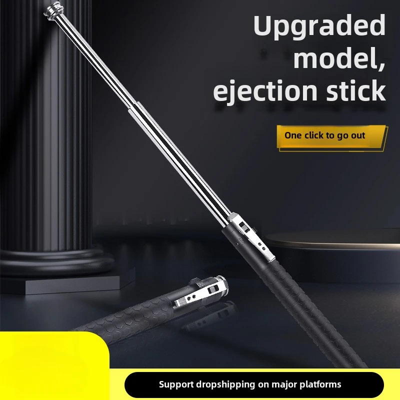 Automatic-spring-swinging-stick-telescopic-stick-self-defense-stick ...