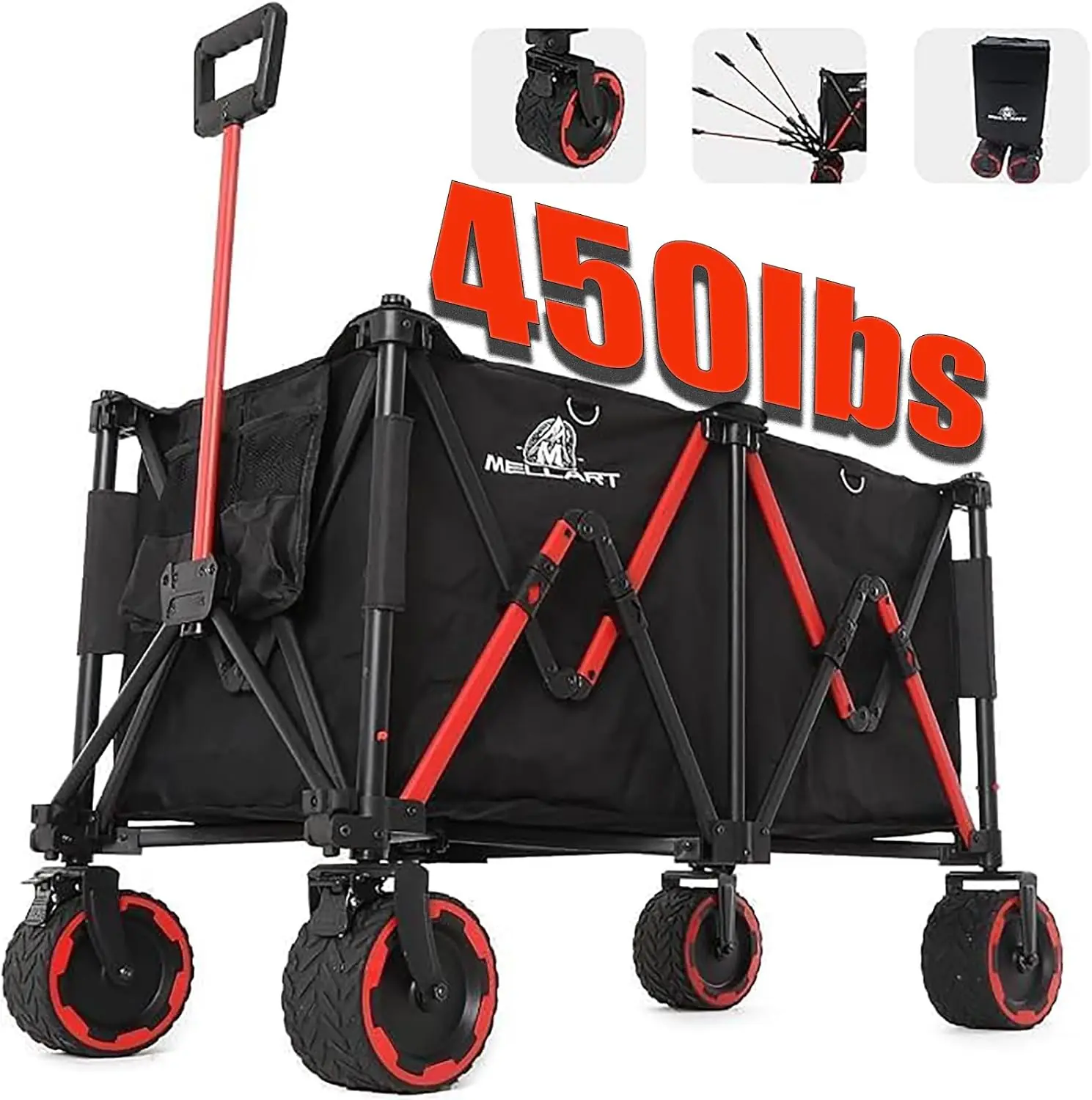 450lbs-Collapsible-Wagon-Cart-with-Brake-45-Ultra-Large-Wagons-Carts ...