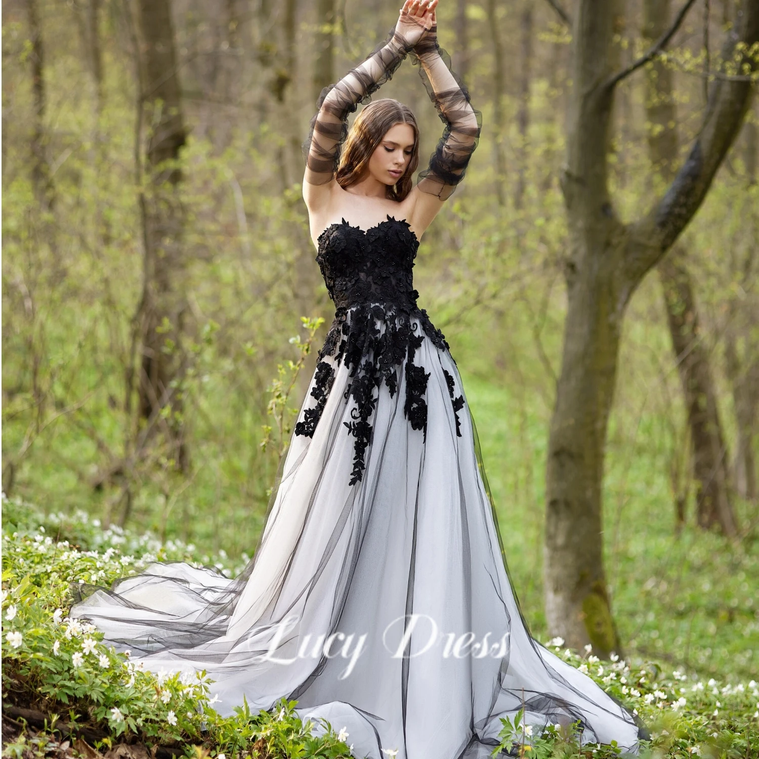 Lucy-Line-A-Prom-Dresses-2024-Mesh-White-Dress-Party-Evening-Elegant ...