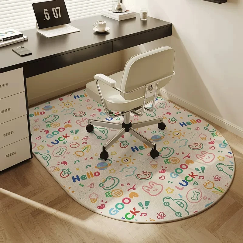 Study-Swivel-Chair-Carpet-Anti-slip-Wear-Floor-Arched-Protection-Mat ...