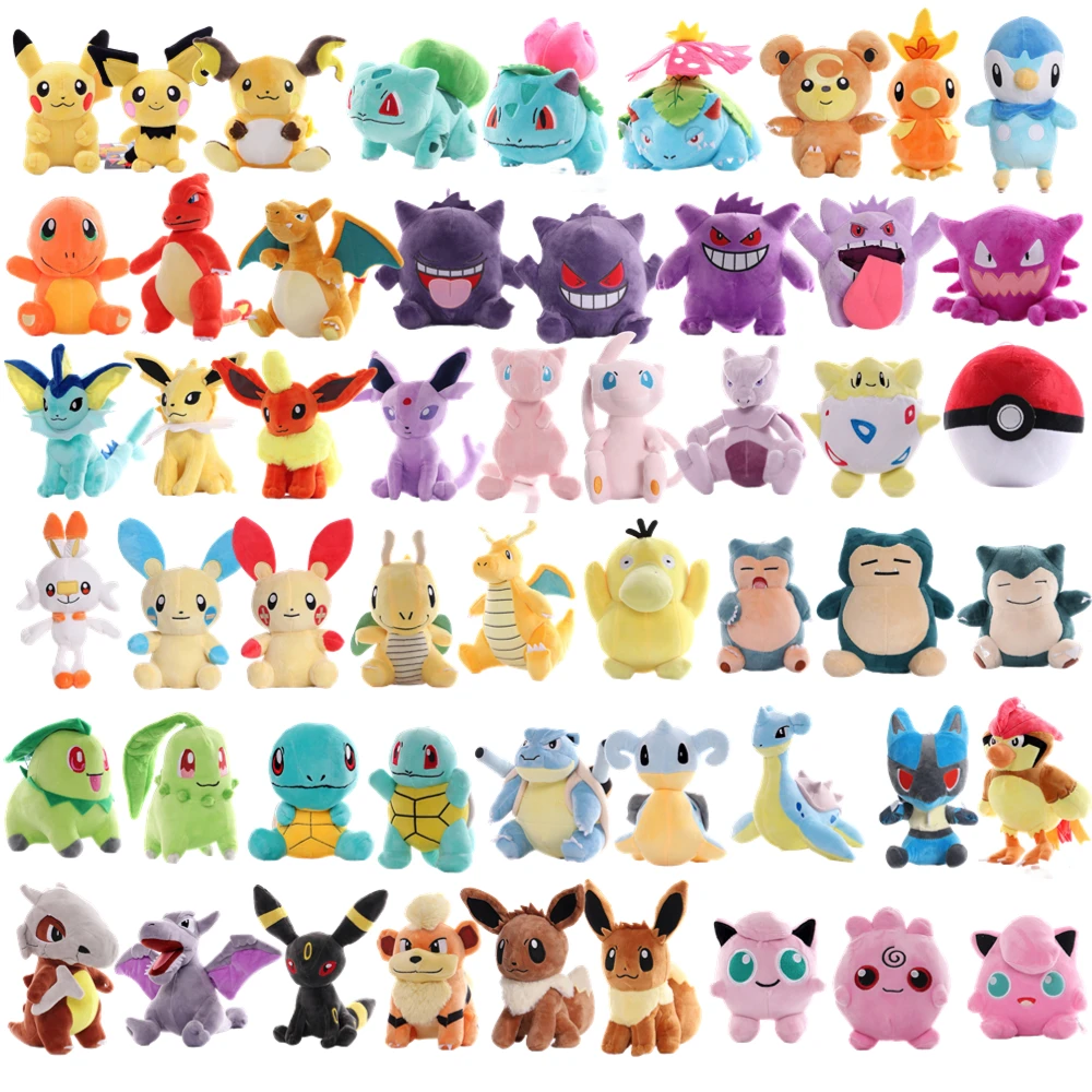 New-Pokemon-Pikachu-Plush-Toys-Charizard-Bulbasaur-Eevee-MewTwo ...