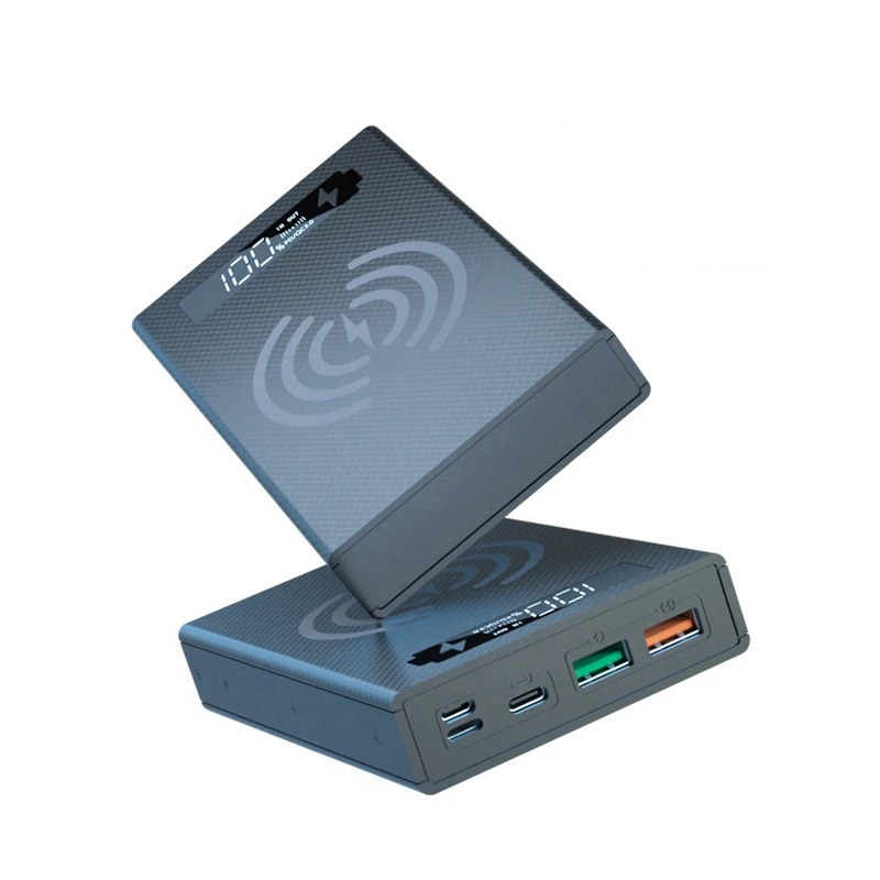 5PCS-18650-Quick-Charge-Power-Bank-Case-Wireless-Charging-for ...