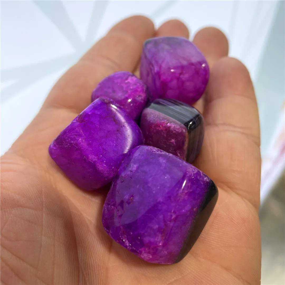Purple Agate Tumbled