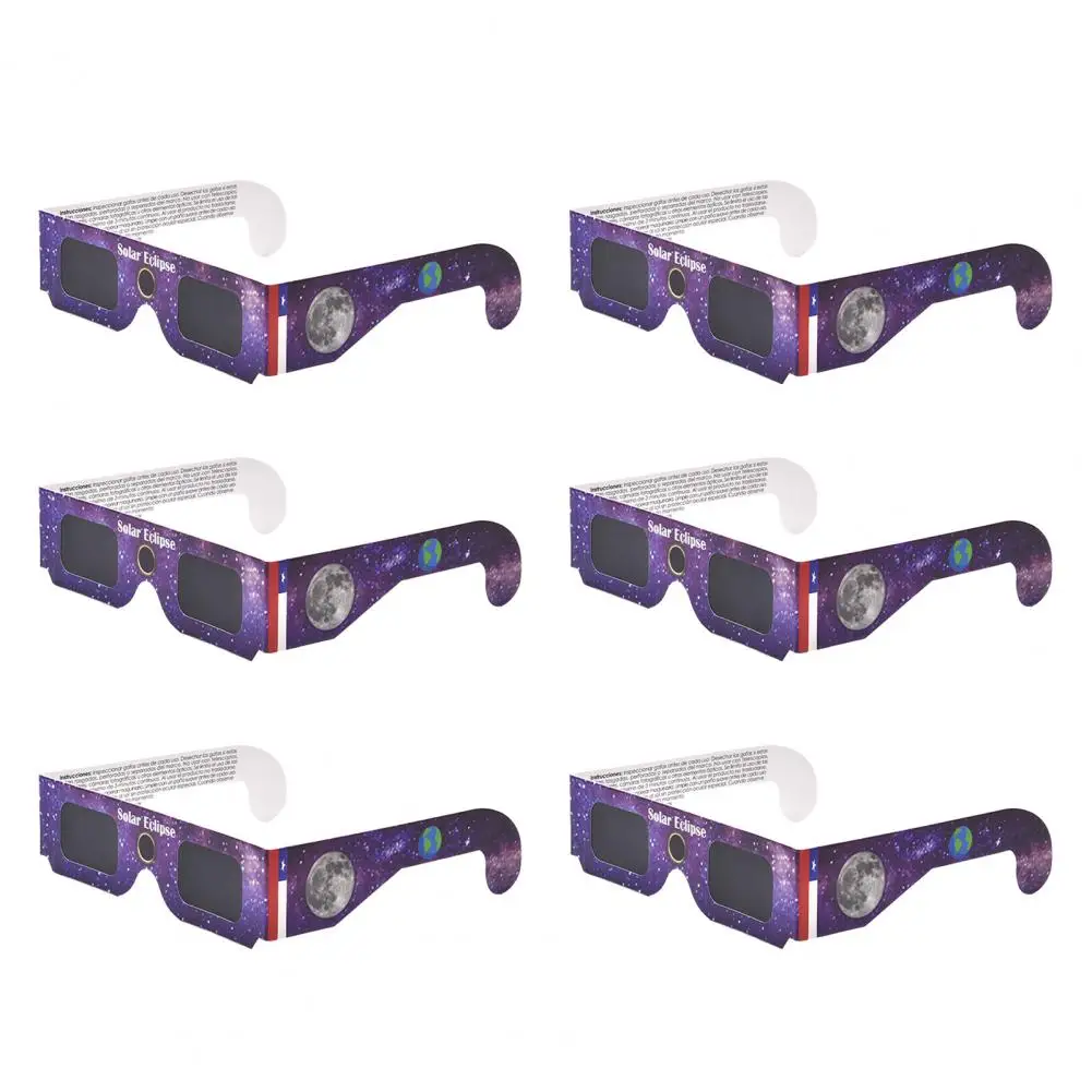 6pcs-Solar-Eclipse-Glasses-Anti-UV-Sun-Viewing-Protect-Eyes-From ...