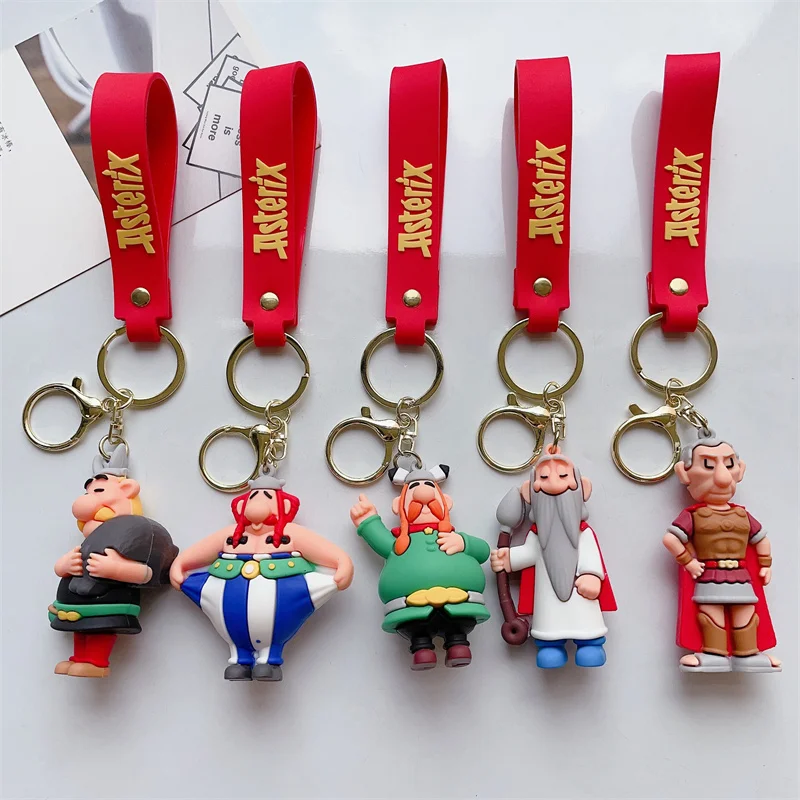 11cm-Asterixs-Obelixs-Id-fix-action-figure-key-chain-toy-soft-rubber ...