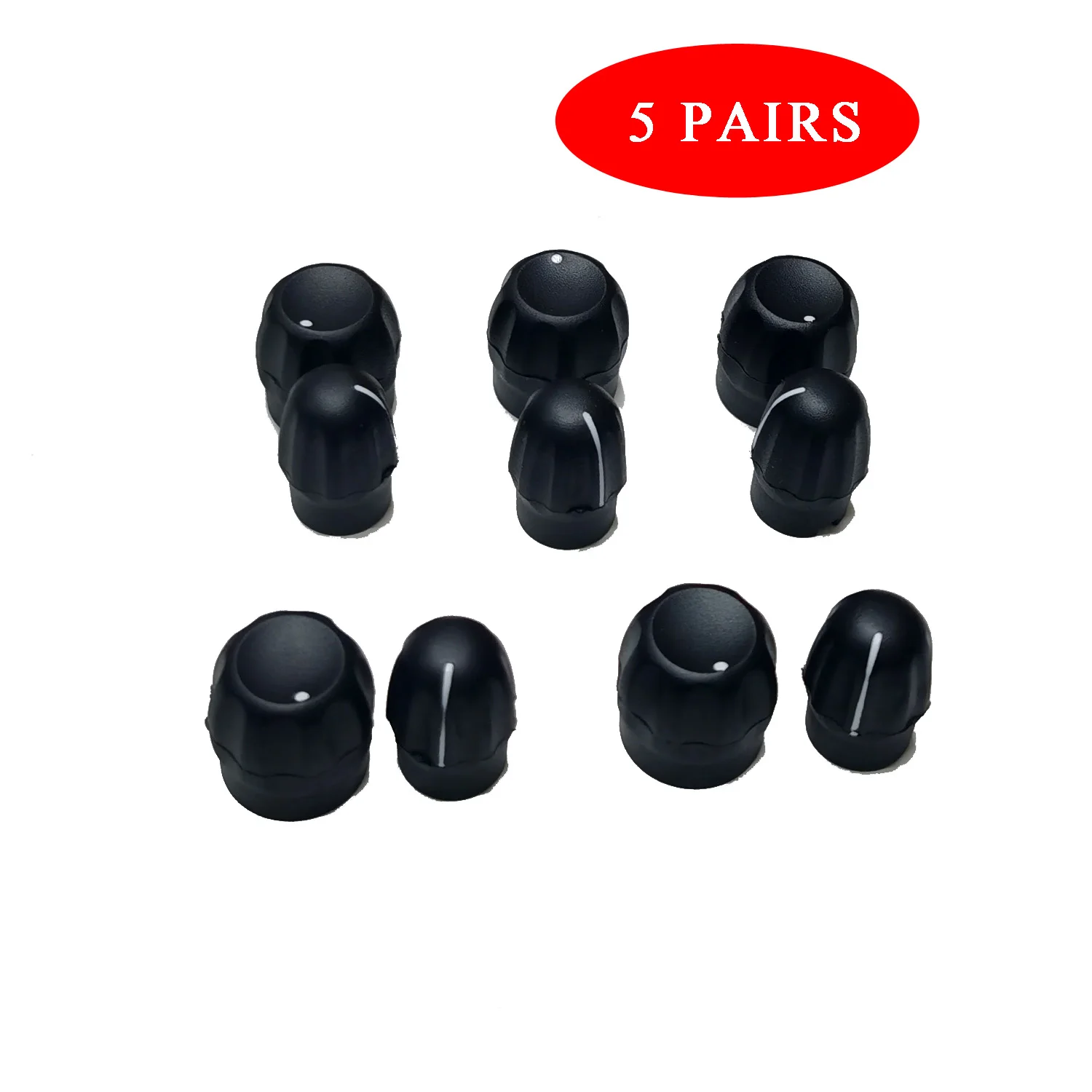 5Pairs Channel Knob And Volume Knob for Motorola radio GP3688 GP338 ...
