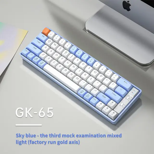 Langtu GK65 Wireless Bluetooth 2.4g Three-mode Game Mechanical Keyboard ...