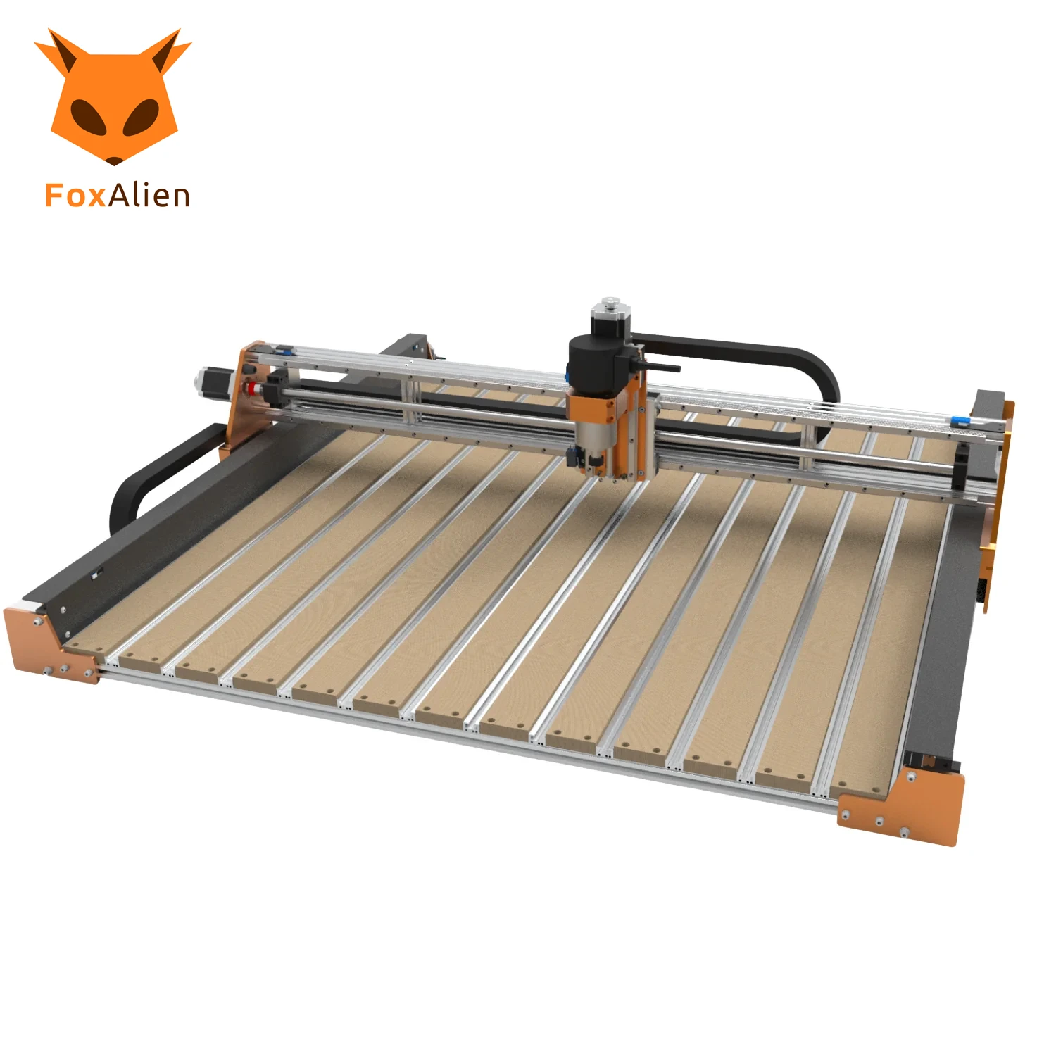 FoxAlien Vasto XXL CNC Router Machine, 1000*1000mm Working area Nema23 ...