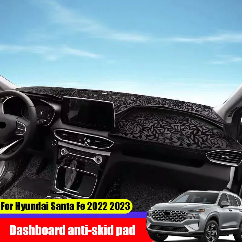 For Hyundai Santa Fe 2021 2022 2023 Dashboard Pad Front Window ...