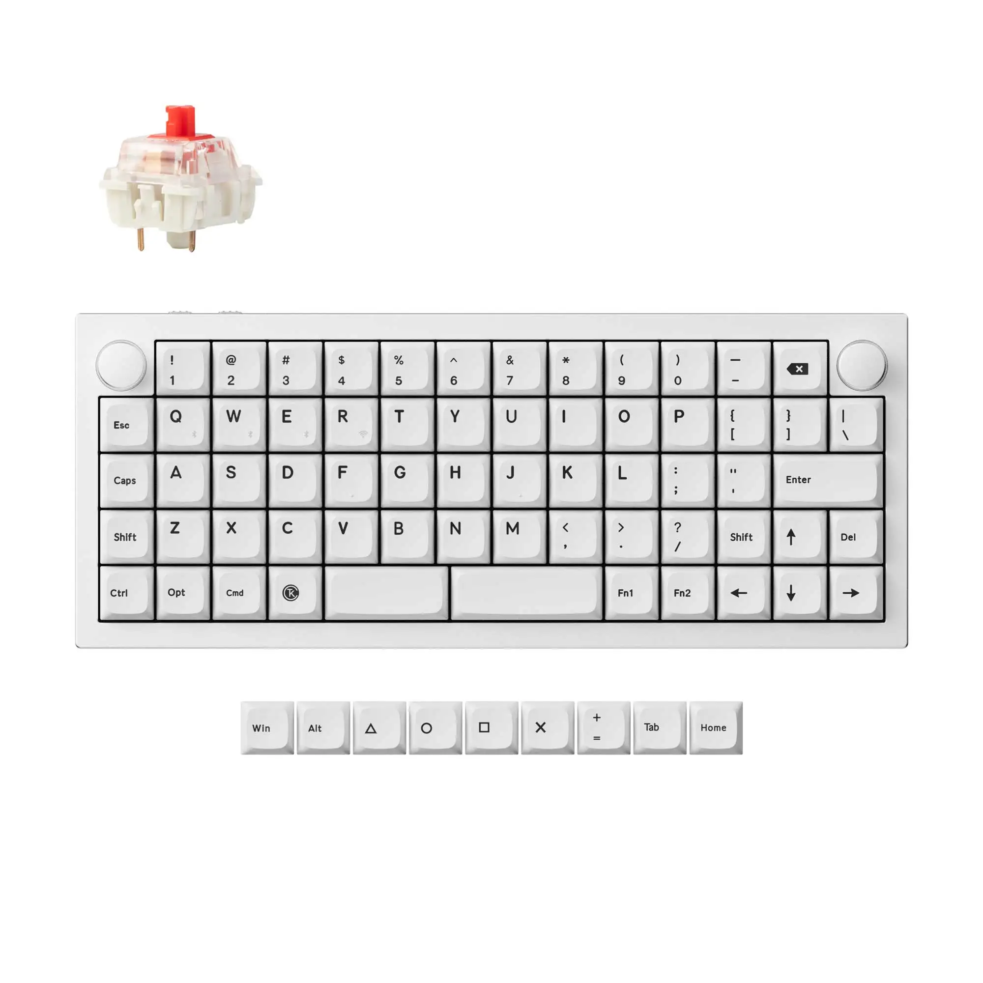 Keychron-Q15-Max-QMK-Wireless-Custom-Mechanical-Keyboard-Ortholinear ...
