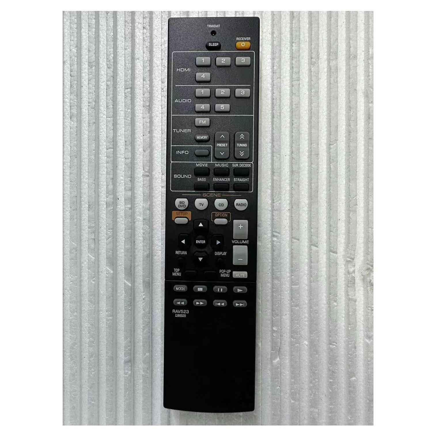 Remote-Control-RAV523-ZJ66520-For-Yamaha-HTR-2067-RX-V377-HTR-3067-YHT ...