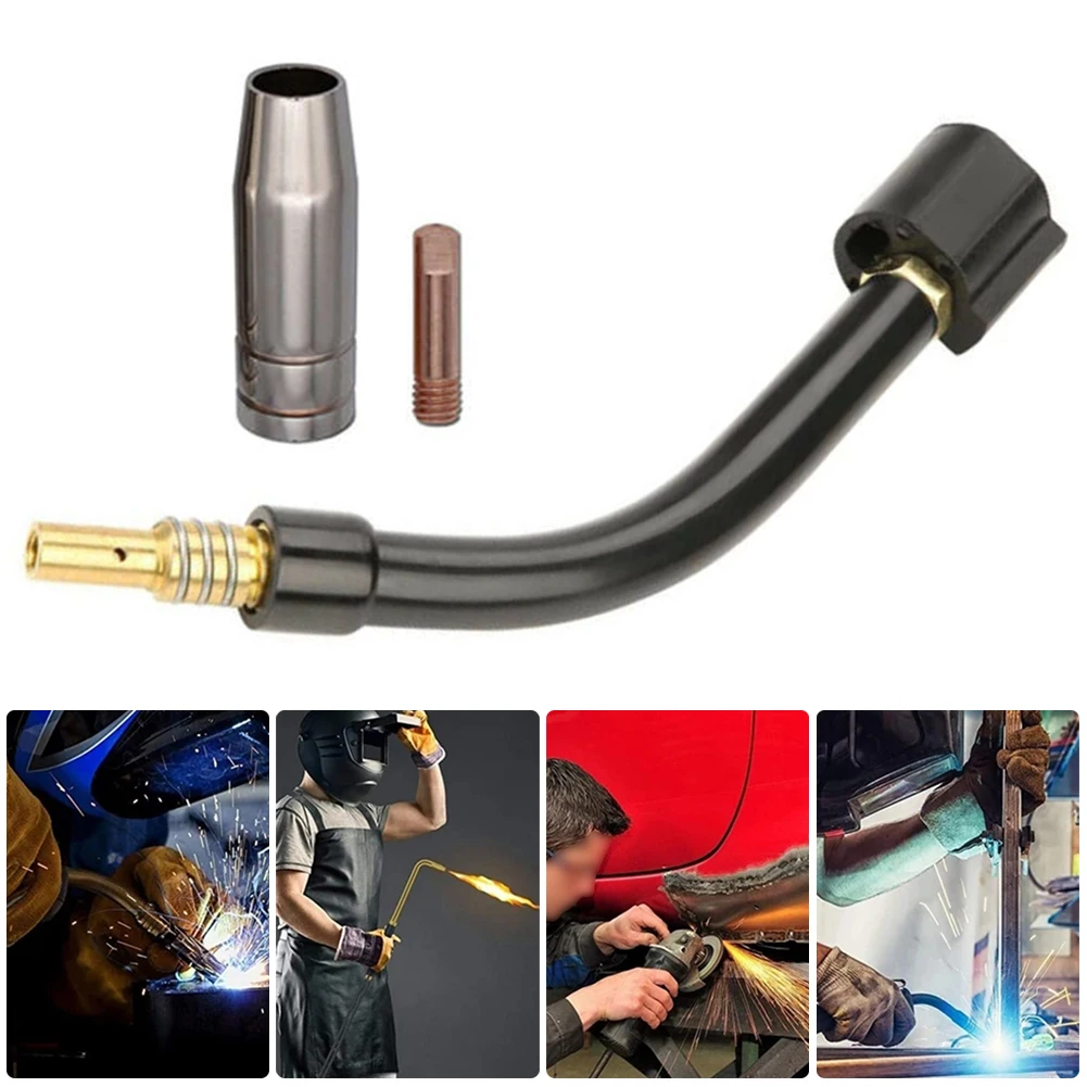 1set Welder Swan Neck Gas Nozzle Diffuser ( Tip Holder ) For Binzel ...