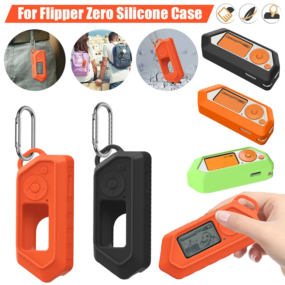 Silicone-Case-for-Flipper-Zero-Protective-Case-Cover-with-Hanging ...