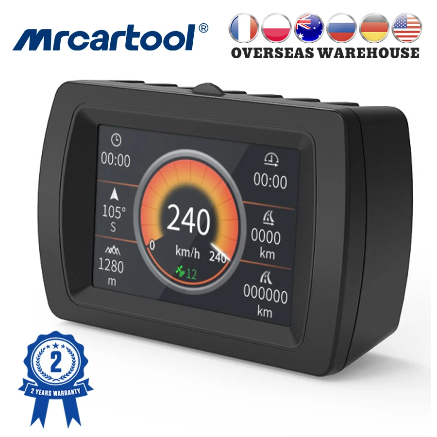 MRCARTOOL-M85-GPS-Off-road-Car-Gradient-Meter-HUD-Speedometer-Digital ...