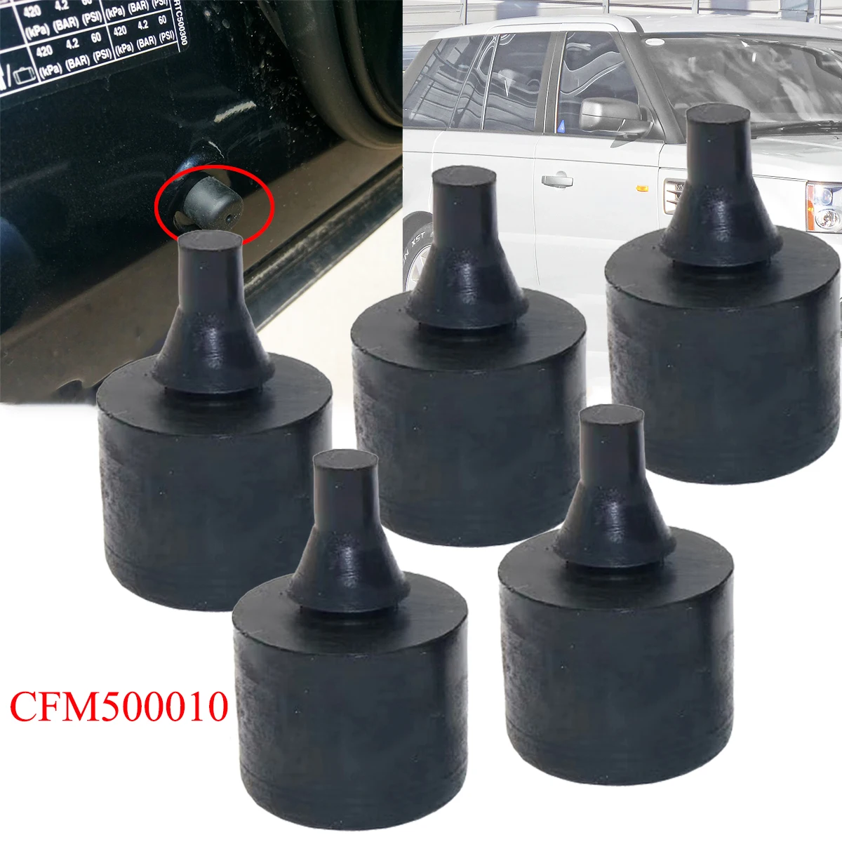 CFM500010-5X-Door-Shut-Overslam-Bumper-Stop-Rubber-Buffers-For-Land ...