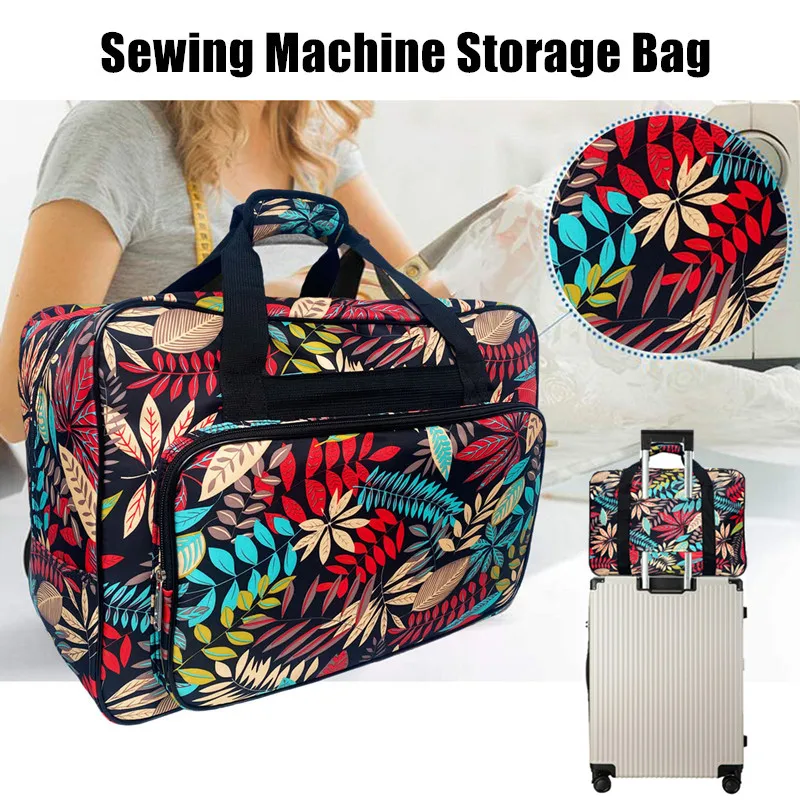 46x23x32cm-Sewing-Machine-Storage-Bag-Leaf-Multifunctional-Portable ...