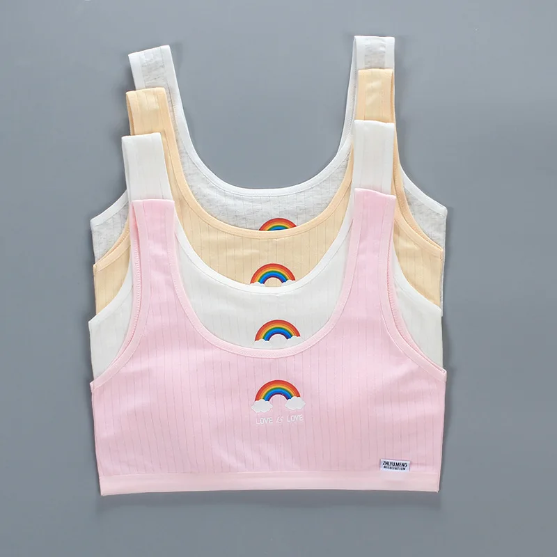 Top corto para adolescentes, ropa interior, chaleco Racerback Puberty ...