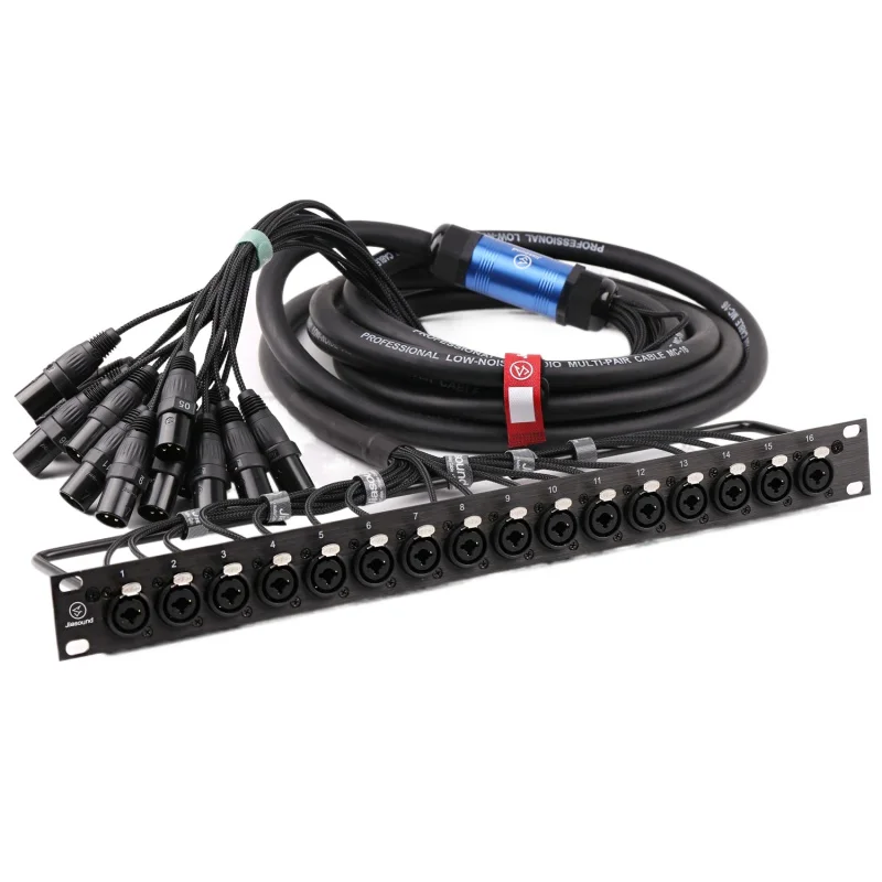 Jiasound-1u8-Bit-12-Bit-16-Bit-Wire-Jumper-Board-Socket-19-Inch-1U ...