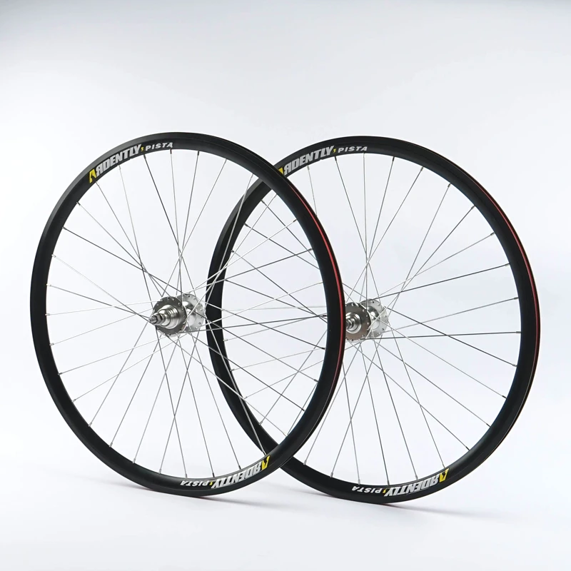 Ardently 700C 32H Fixed Gear Wheelset Single Speed Bike Rim Aluminum ...