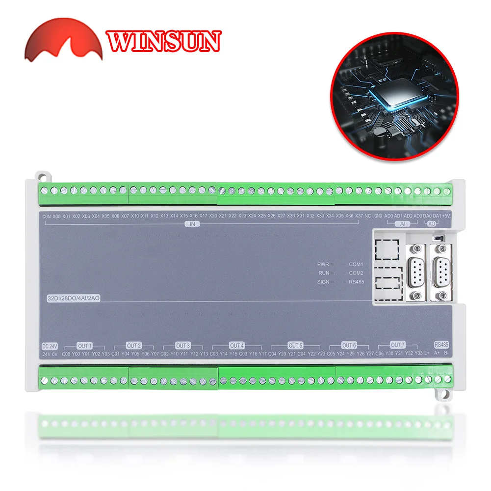 FX3U-60MT FX3U-60MR Real Time Clock Modbus 485 32 Input 28 Transistor ...