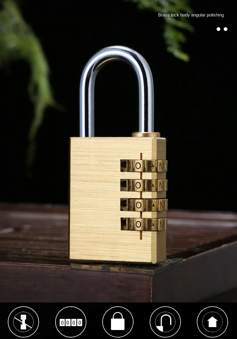 Serrure - barillet,Cadenas antivol à code en métal pour bagages,serrure ...