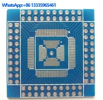 QFN/QFP/TQFP/LQFP 16-80 pin adapter DIP double-sided, adapter board ...