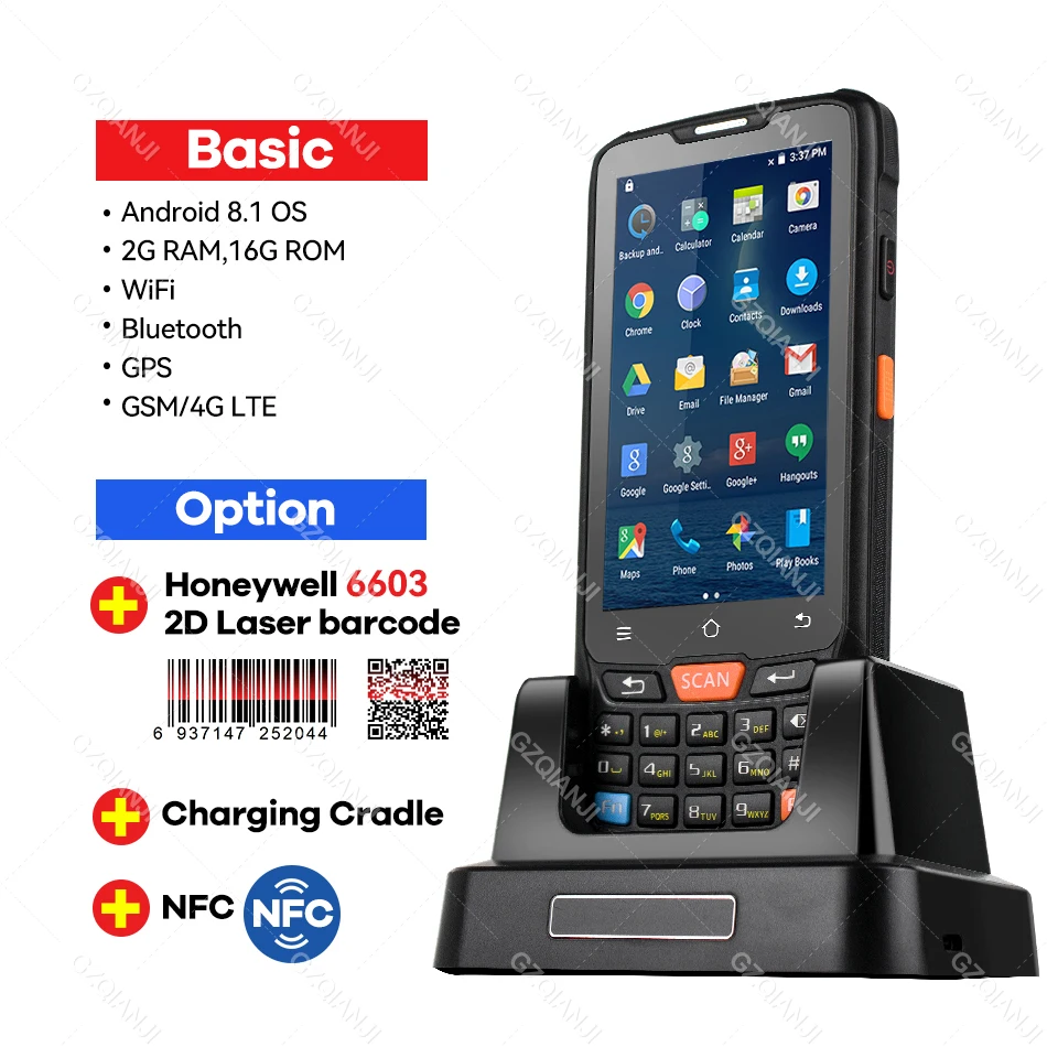 Data Collector Pda Rugged Terminal Portable 1d 2d Honeywell Barcode ...