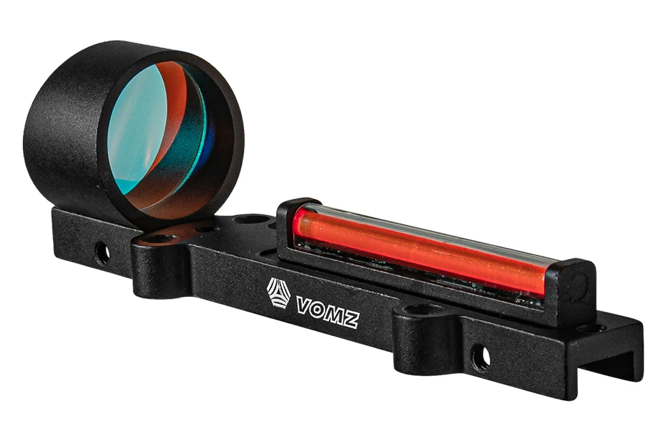 Red and Green Fiber 1x28 Red Dot Sight Hunting Light weight Scope Fit ...