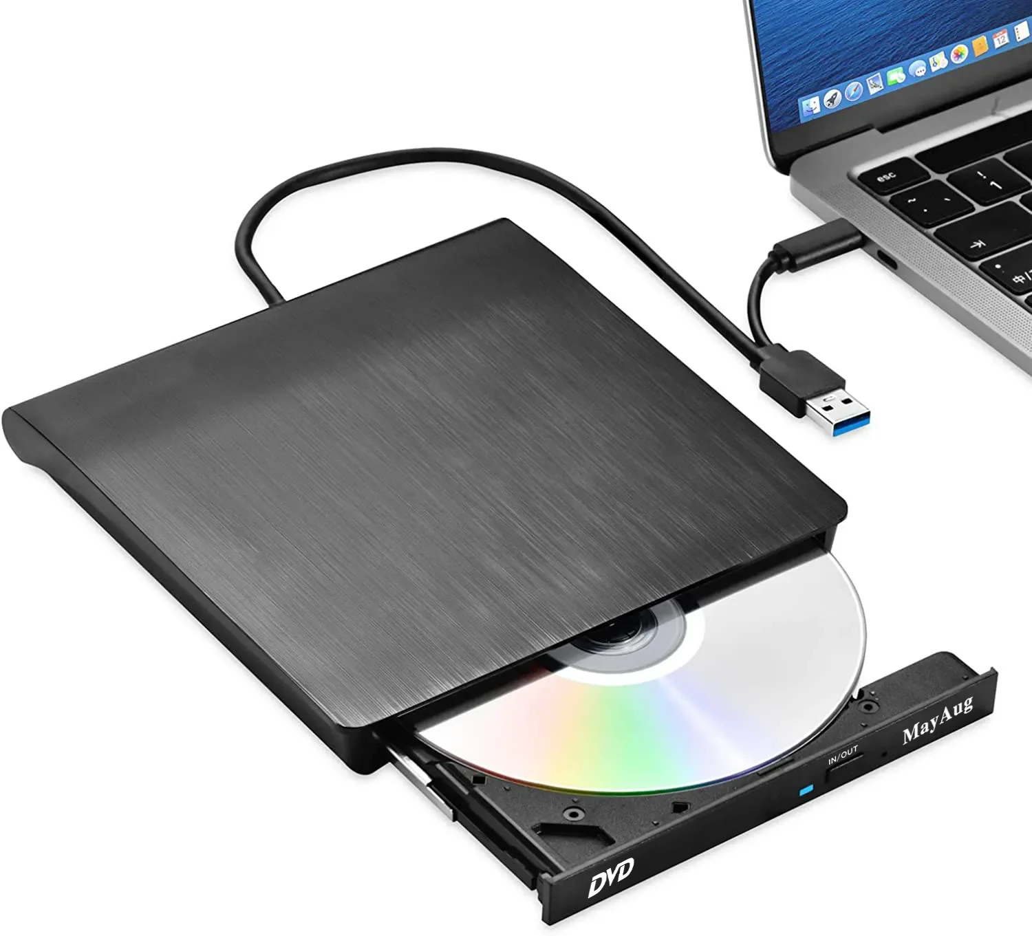 Reproductor-de-DVD-y-CD-con-USB-para-ordenador-port-til-unidad-de-DVD ...