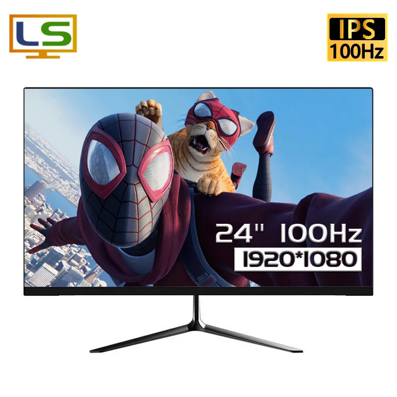 24Inch-Computer-Monitor-Office-Screen-75Hz-100Hz-VGA-HDMI-Desktop-LCD ...