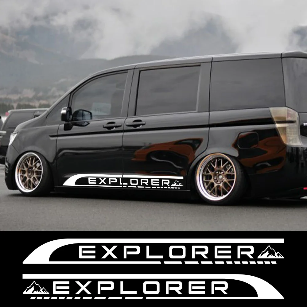 Mountain Explorer Strip Sticker For Car Motorhome Rv Van Cargo Minivan ...