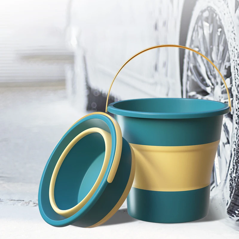 Multipurpose-Car-Folding-Bucket-Portable-Folding-Bucket-Retractable ...