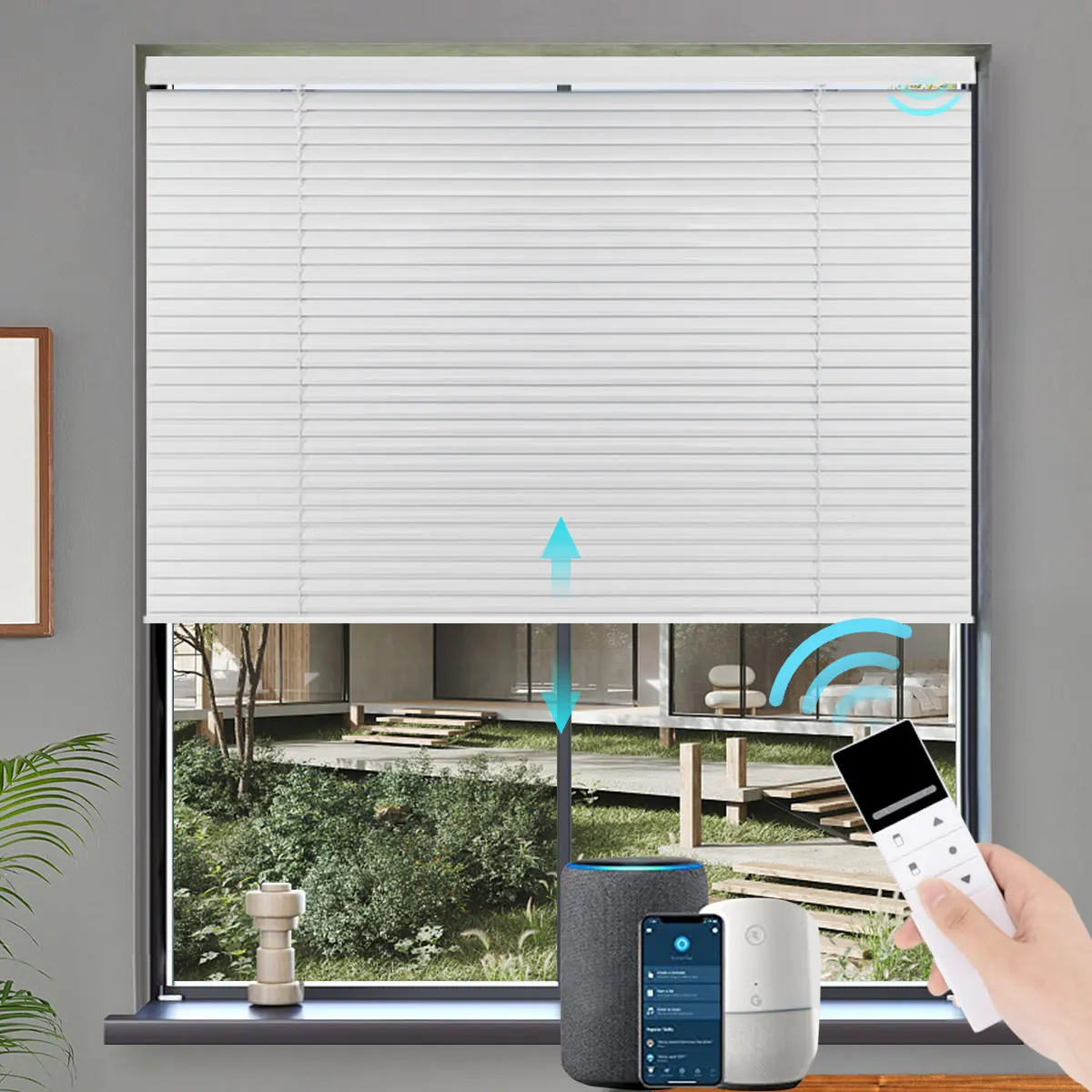 Smart-aluminum-venetian-blinds-waterproof-slats-brushed-aluminum-alloy ...