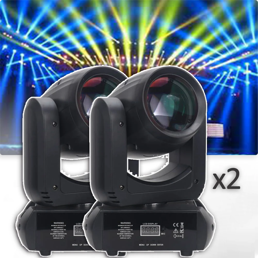 2Pcs-Lot-LED-Spot-150W-Moving-Head-Light-Beam-Spot-18-Rotating-Prisms ...