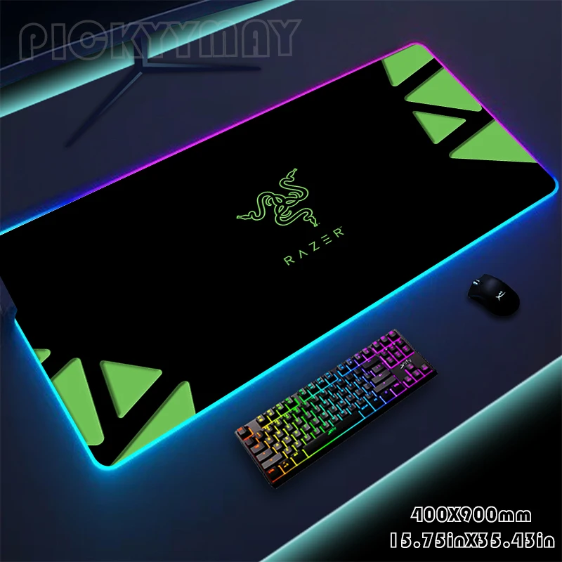 Razer-RGB-Mouse-Pad-Gaming-Mousepad-LED-Mouse-Mat-Keyboard-Mat-Anti ...