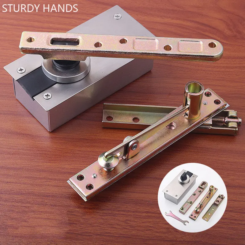 Heavy-Duty-Wood-Door-Shaft-Hinge-Invisible-Hinges-Rotate-360-Degrees ...