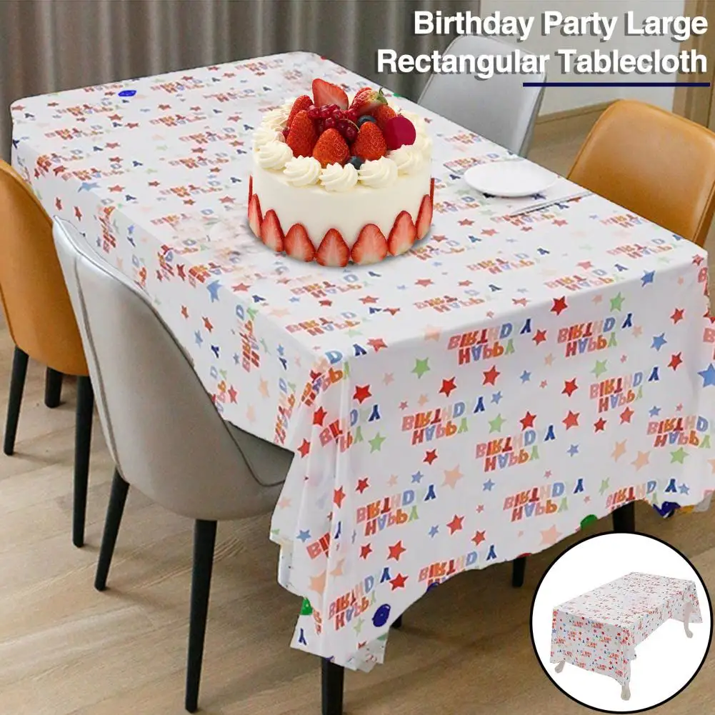 Birthday-Party-Decoration-Tablecloth-Birthday-Party-Rectangular ...