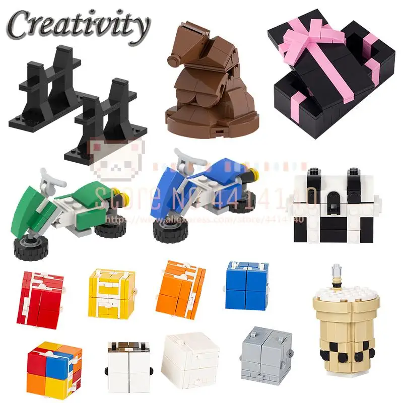 Creative-Series-MOC-Building-Blocks-Infinite-Magic-Cube-Motorcycle ...
