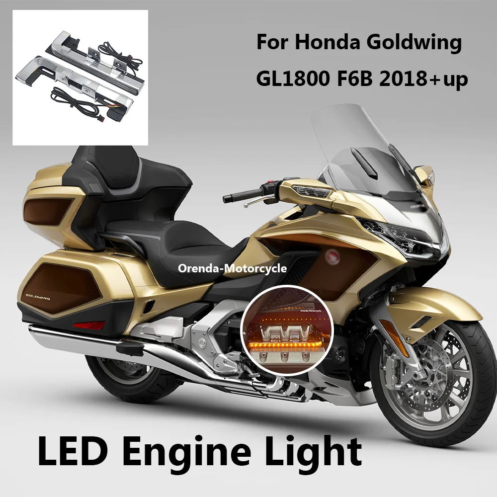 For Honda Goldwing GL 1800 F6B GL1800 2018 2019 Chrome LED Engine ...