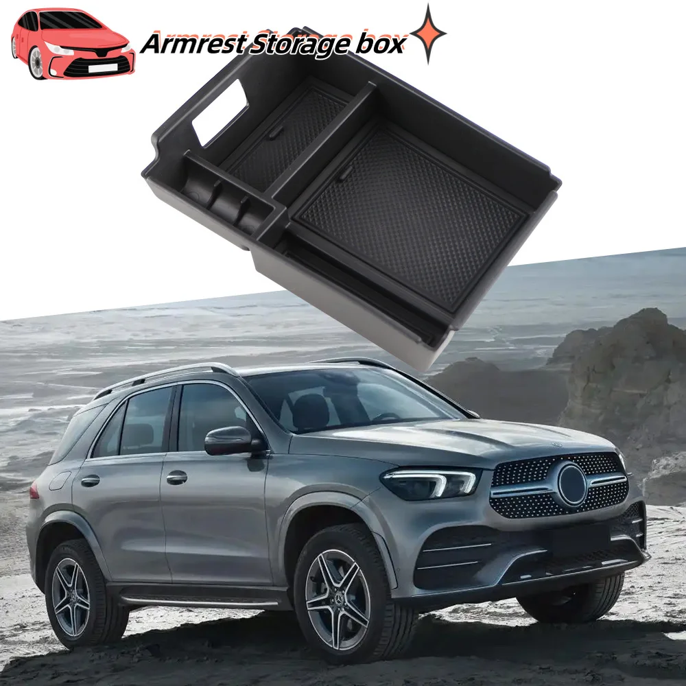 Car-Armrest-Storage-Box-for-Mercedes-Benz-GLE-Class-W167-V167-350-450 ...
