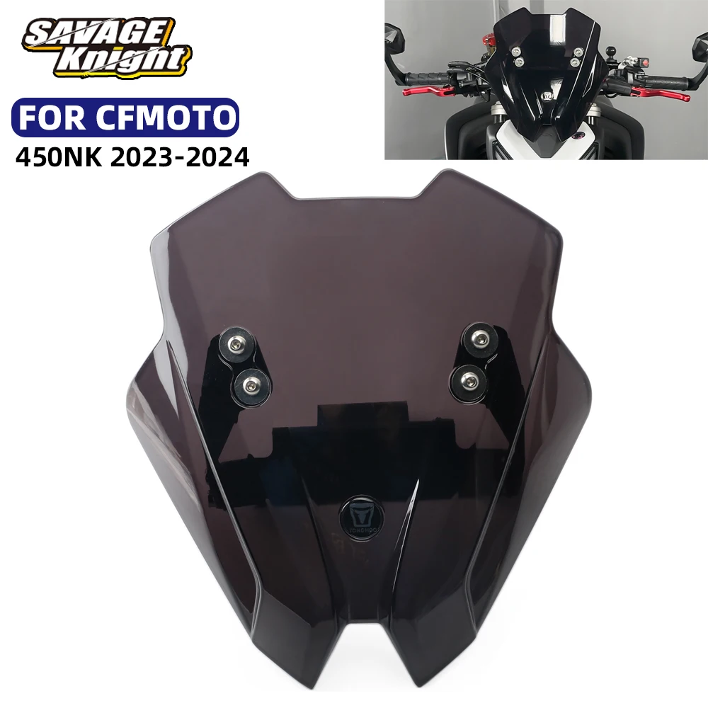 For-CFMOTO-450NK-Windshield-Windscreen-450-NK-NK450-2023-2024-Motorcycle-Accessories-Wind ...