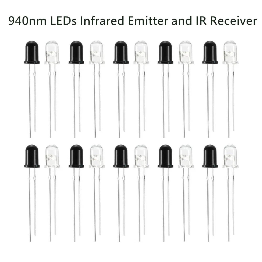 Emisor-infrarrojo-y-receptor-IR-diodos-de-diodo-301A-10-pares-3mm-5mm ...