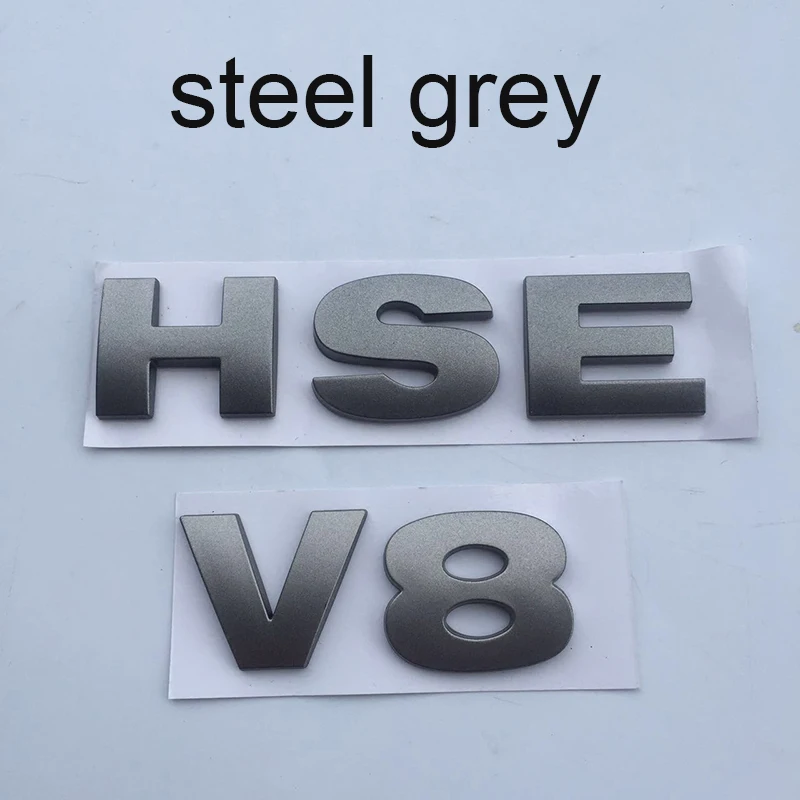 ABS 3D Letters Emblem V8 HSE Badge For Land Rover Discovery 3 4 ...